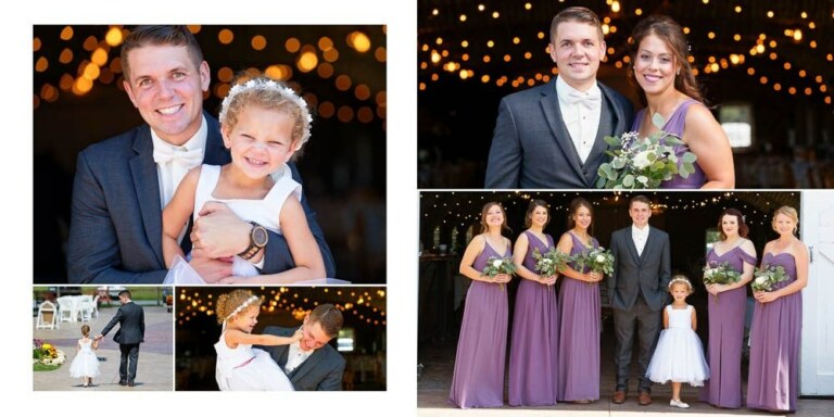 Wedding album layout examples