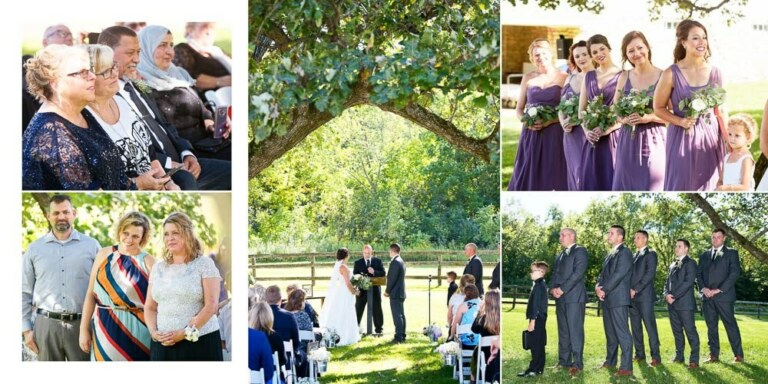 Wedding album layout examples