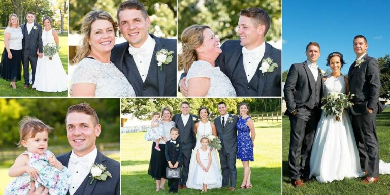 Wedding album layout examples