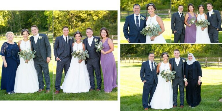 Wedding album layout examples