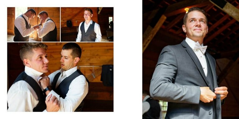 Wedding album layout examples