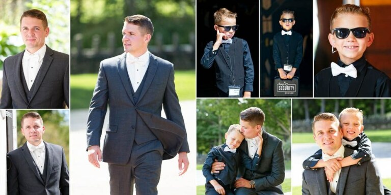 Wedding album layout examples